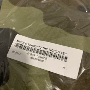 Supreme | Shirts | Supreme Middle Finger To The World Tee | Poshmark